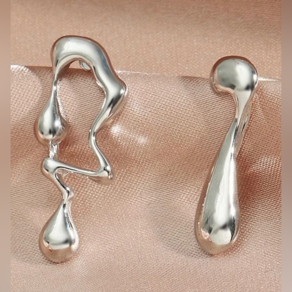 Jewelry | Melting Metal Silver Liquid Dripping Water Blood Droplet ...